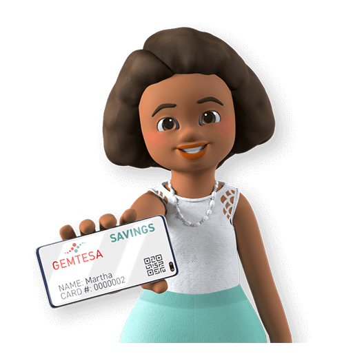 GEMTESA® (vibegron) 75 mg tablets